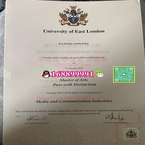 University of East London degree offer diploma Transcript | PDF