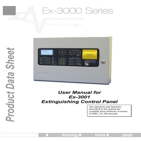 Hướng dẫn sử dụng tủ ex-3001 user | PDF
