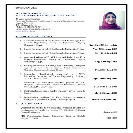 CV-Sabah 2016 | PDF | Food Industry | Industries