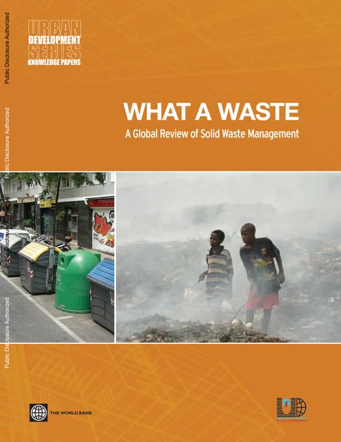 Municipal waste management in Algerian secondary city (AGID project) | PPT