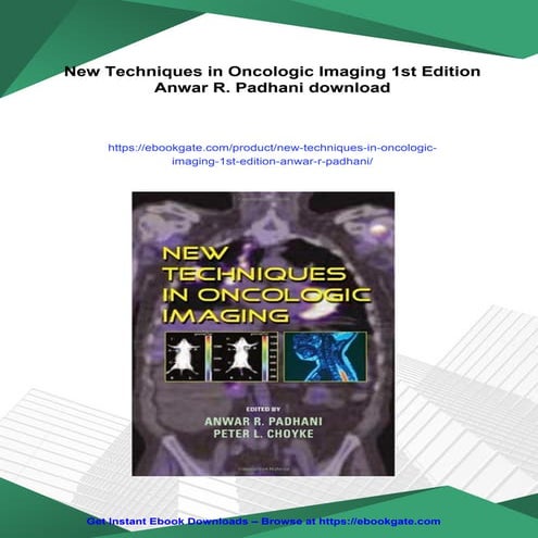 New Techniques in Oncologic Imaging 1st Edition Anwar R. Padhani | PDF