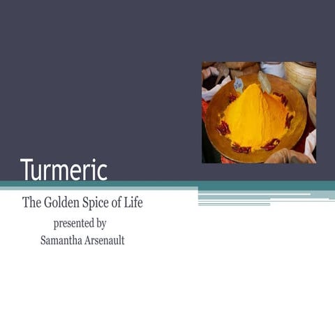 Turmeric powder use active ingredient use | PPT