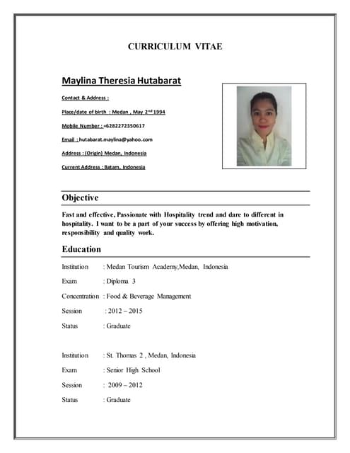 CURRICULUM VITAE2.new update | DOCX | Human Resources | Business