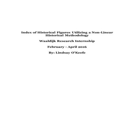 Index of Historical Figures | DOCX