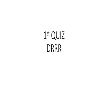 1st Periodical Exam DRRR.docx