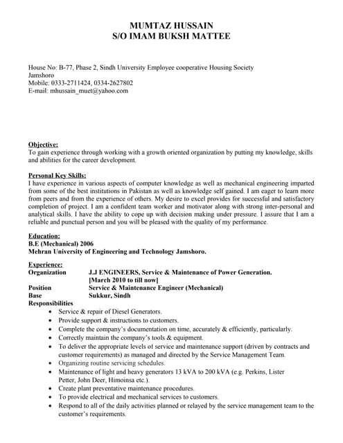 CV S & M Eng skr | PDF CV S & M Eng skr | PDF