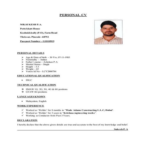 CV_Sukesh | DOCX