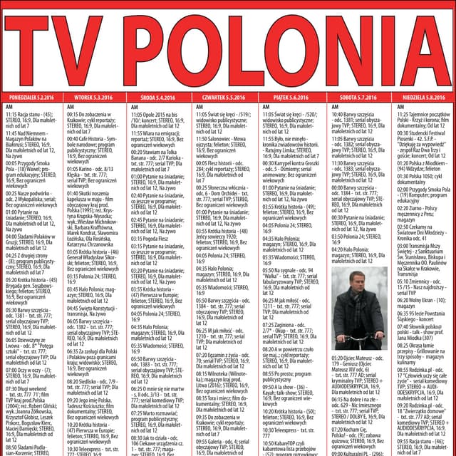 PROGRAM TV 4-29 | PDF | Genres