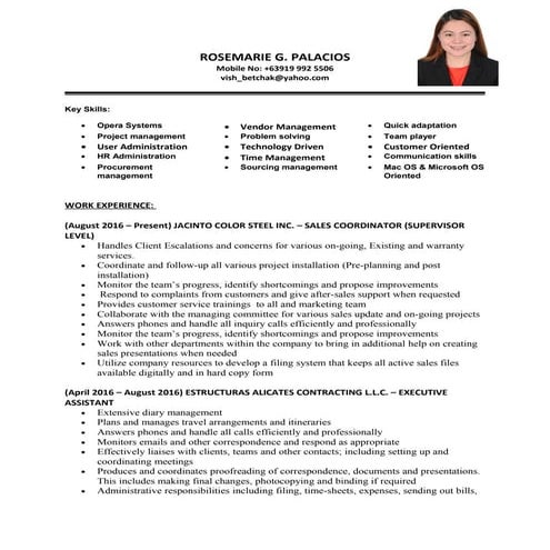 Maria's resume | PDF