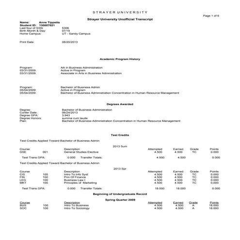 TRANSCRIP 8202013 | PDF