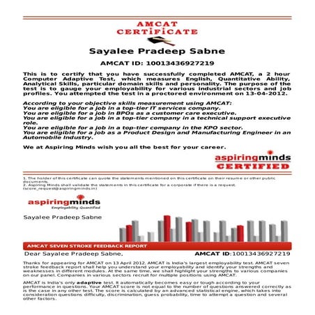 AMCAT | PDF | Internet for Beginners | Internet