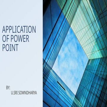 Application of microsoft Powerpoint.pptx