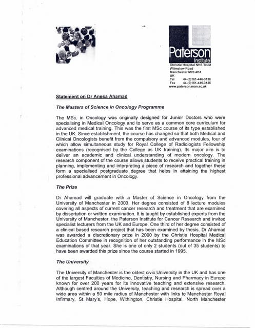 UWI MBBS - Ahamad | PDF