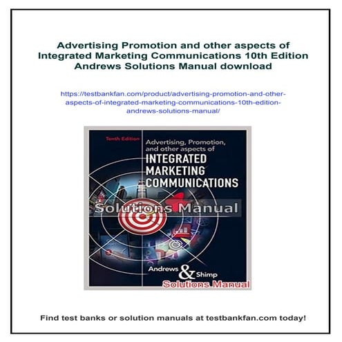 Advertising Promotion and other aspects of Integrated Marketing ...