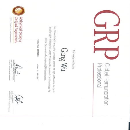 Certificate of GRP | PDF