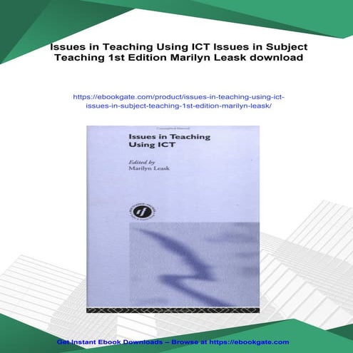 Issues in Teaching Using ICT Issues in Subject Teaching 1st Edition ...
