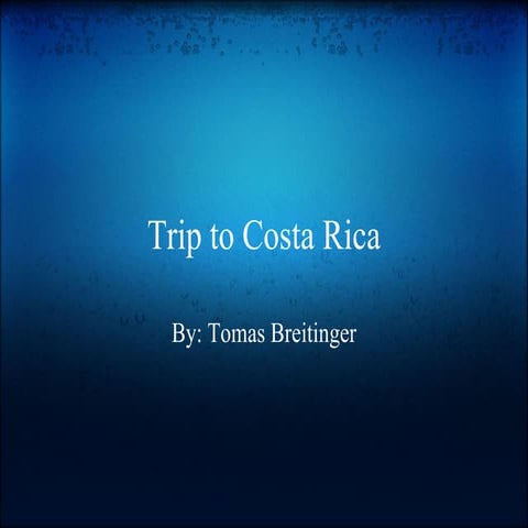10 días viaje organizado en grupo a Costa Rica | PDF