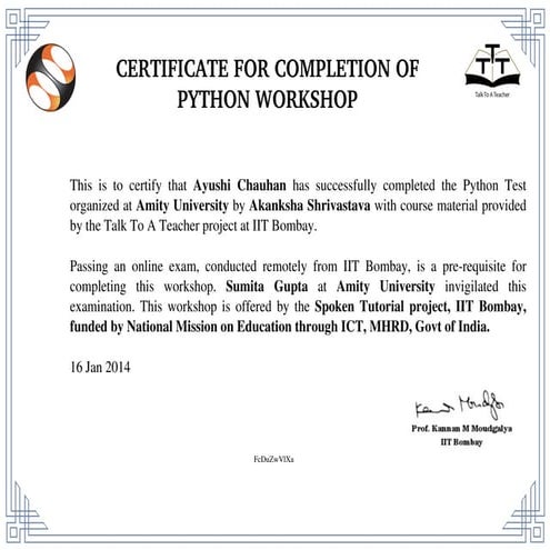 Certificate | PDF