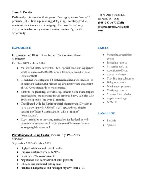 Steven Harvey 2016 Resume | PDF