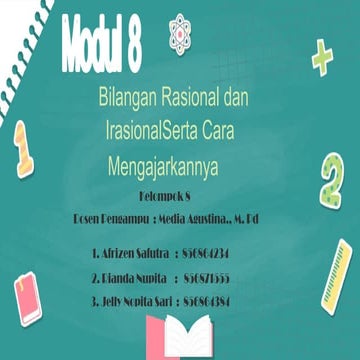 PPT PENDIDIKAN MATEMATIKA 1 MODUL 8.pptx