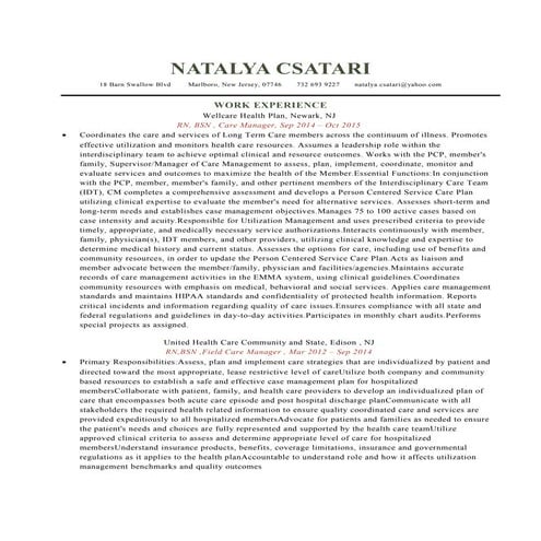 Resume _ Natalya Csatari | DOC