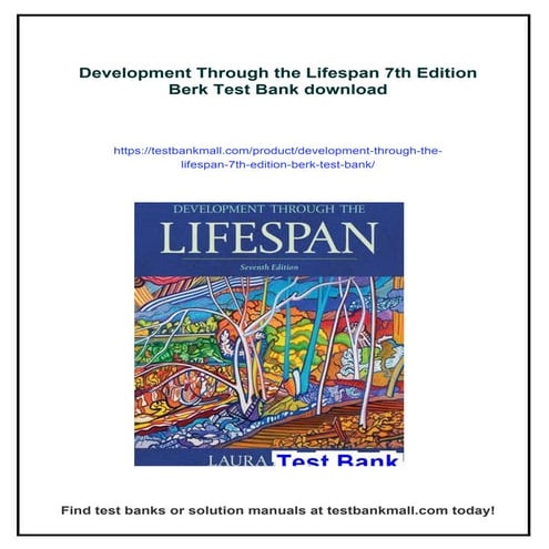 Development Through the Lifespan 7th Edition Berk Test Bank | PDF