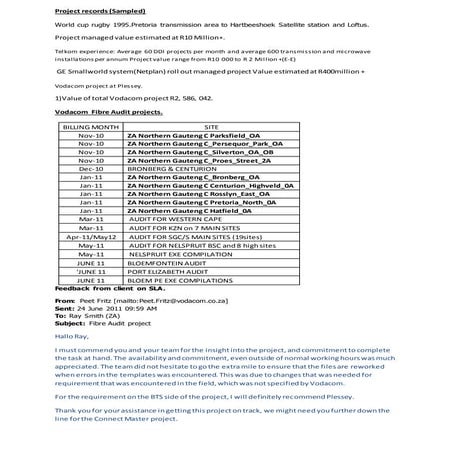 Project records | DOCX