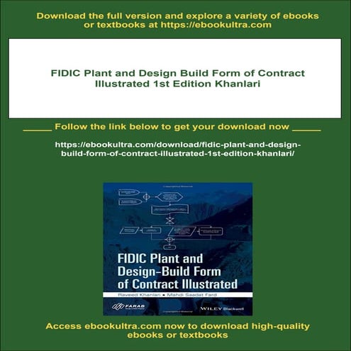FIDIC Plant and Design Build Form of Contract Illustrated 1st Edition ...