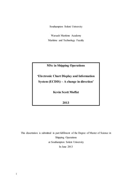 Ecdis | DOC | Internet | Computing