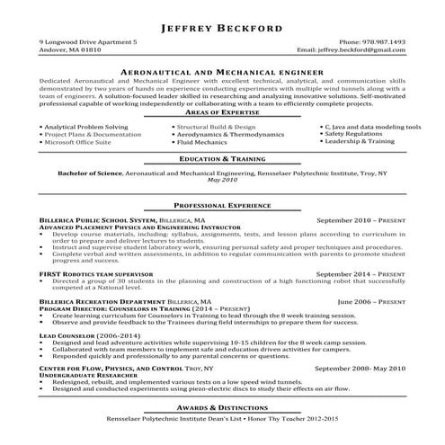 Resume- Jeffrey Beckford | PDF