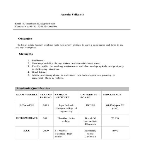 utsav samaiya resume | DOC