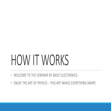 HOW IT WORKS | PPT