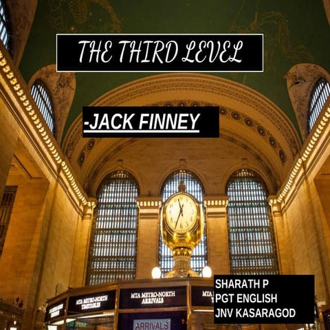 The Third Level - Class 12 - English Vistas | PPTX