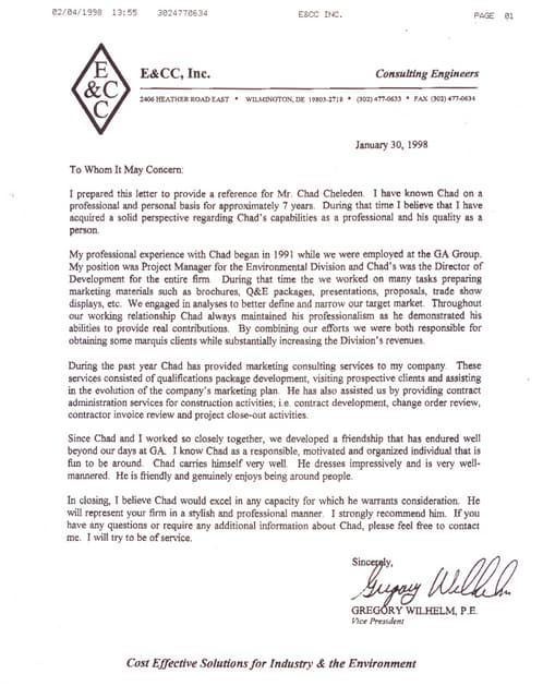 Jim Sproule Letter | PDF