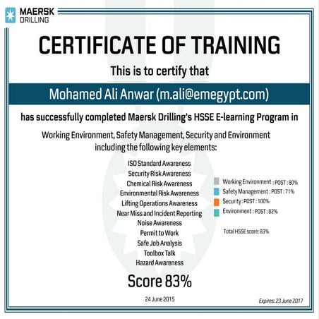 HSSE_certificate | PDF