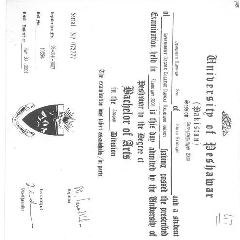 3. Bachelor Degree Certificate | PDF