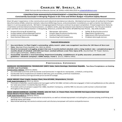 Chuck Shealy ud.resume | DOCX
