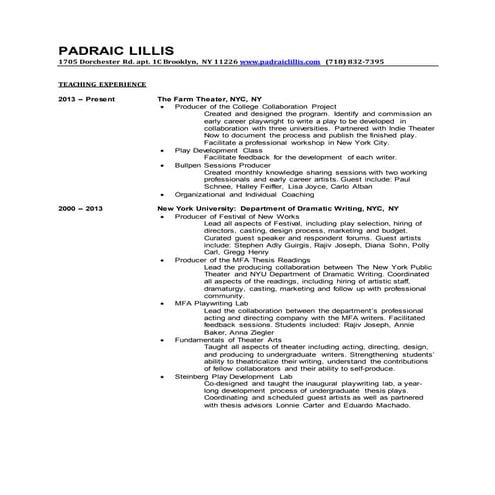 PADRAIC's CV3 | DOCX