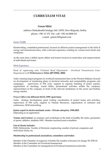 Curriculum_Vitae | PDF