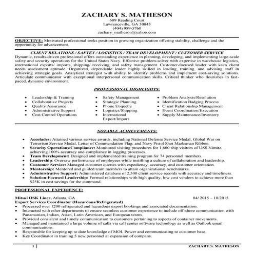 Zachary Matheson Resume CT shipment2 | PDF
