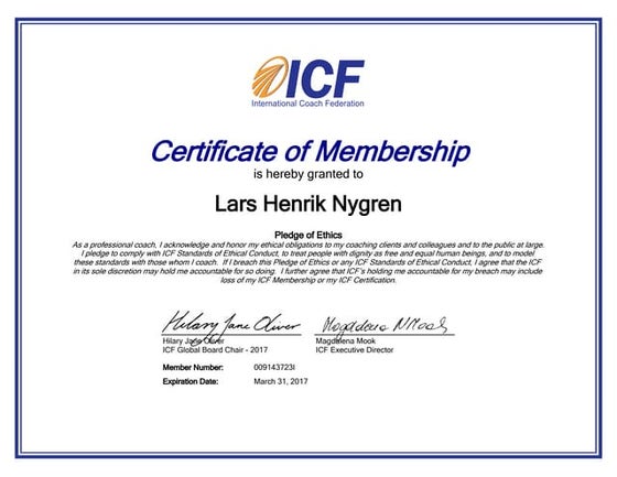 ICF ACC Credential Certificate | PPT