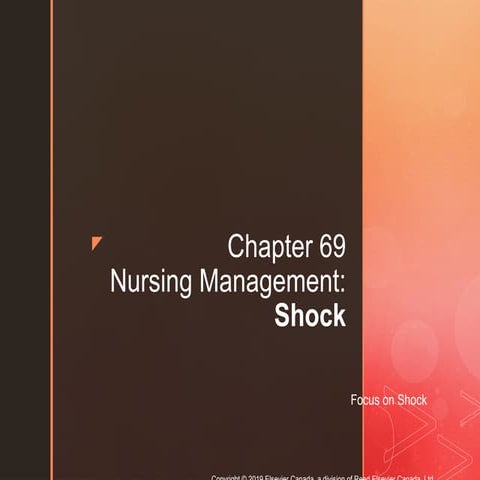 powerpoint presenattaion on shock for nursing school | PPTX