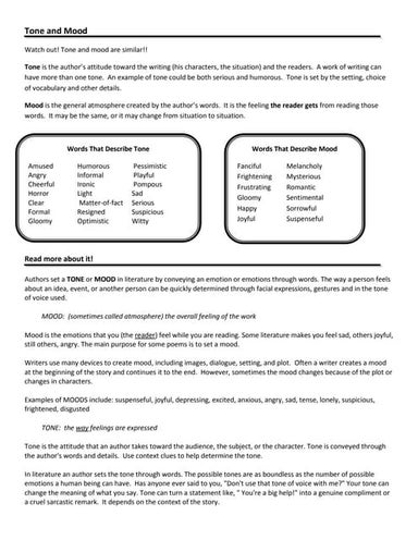 Imagery worksheet | PDF
