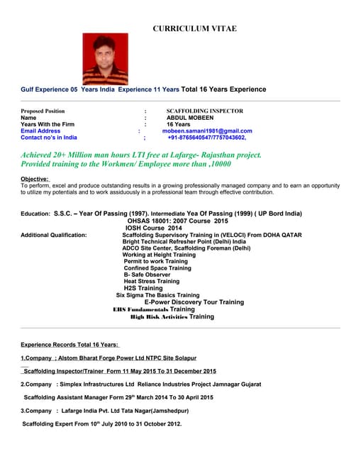 Ammar CV 05-15 | PDF