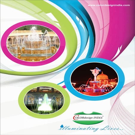 Fountains and Lighting Products by Color Design India, New Delhi | PDF ...