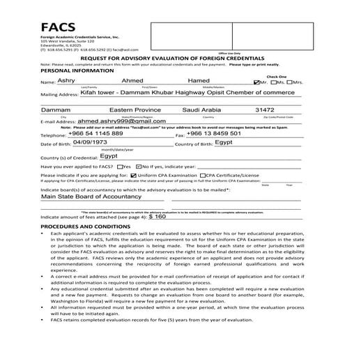 CPA-Application-Form-2015 | PDF