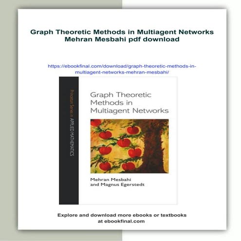 Graph Theoretic Methods in Multiagent Networks Mehran Mesbahi | PDF