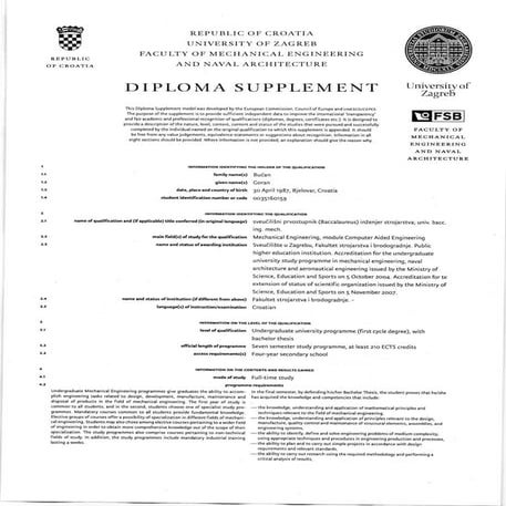 DIPLOMA SUPPLEMENT_Goran Bucan_en-2 | PDF