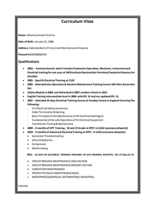 curriculum vitae revised | PDF