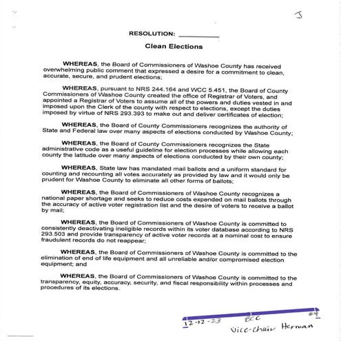 Washoe County Commissioner Jeanne Herman floats new resolution to ...